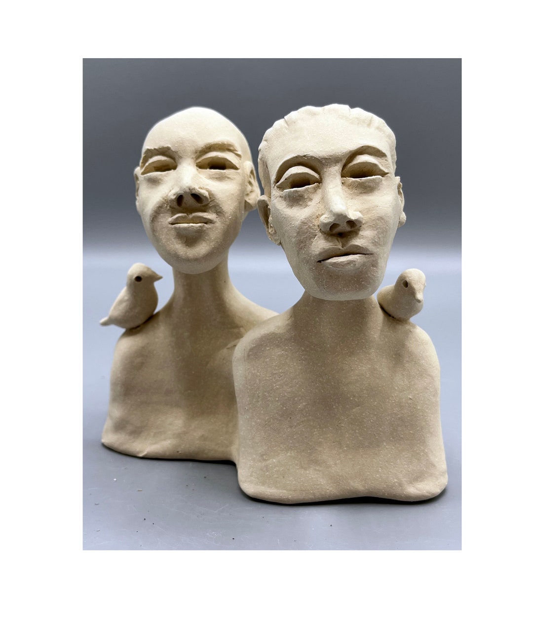 Paz:unique Figurative Sculpture. Hand Made With Profesional Clay in My ...