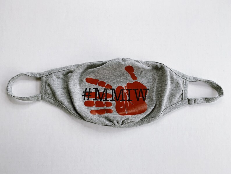 MMIW Missing and Murdered Indigenous Women Adult Face Mask | Etsy