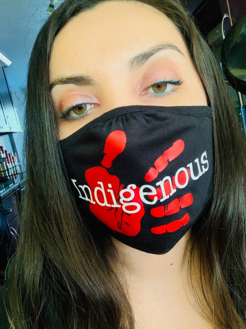 MMIW Missing and Murdered Indigenous Women Adult Face Mask | Etsy