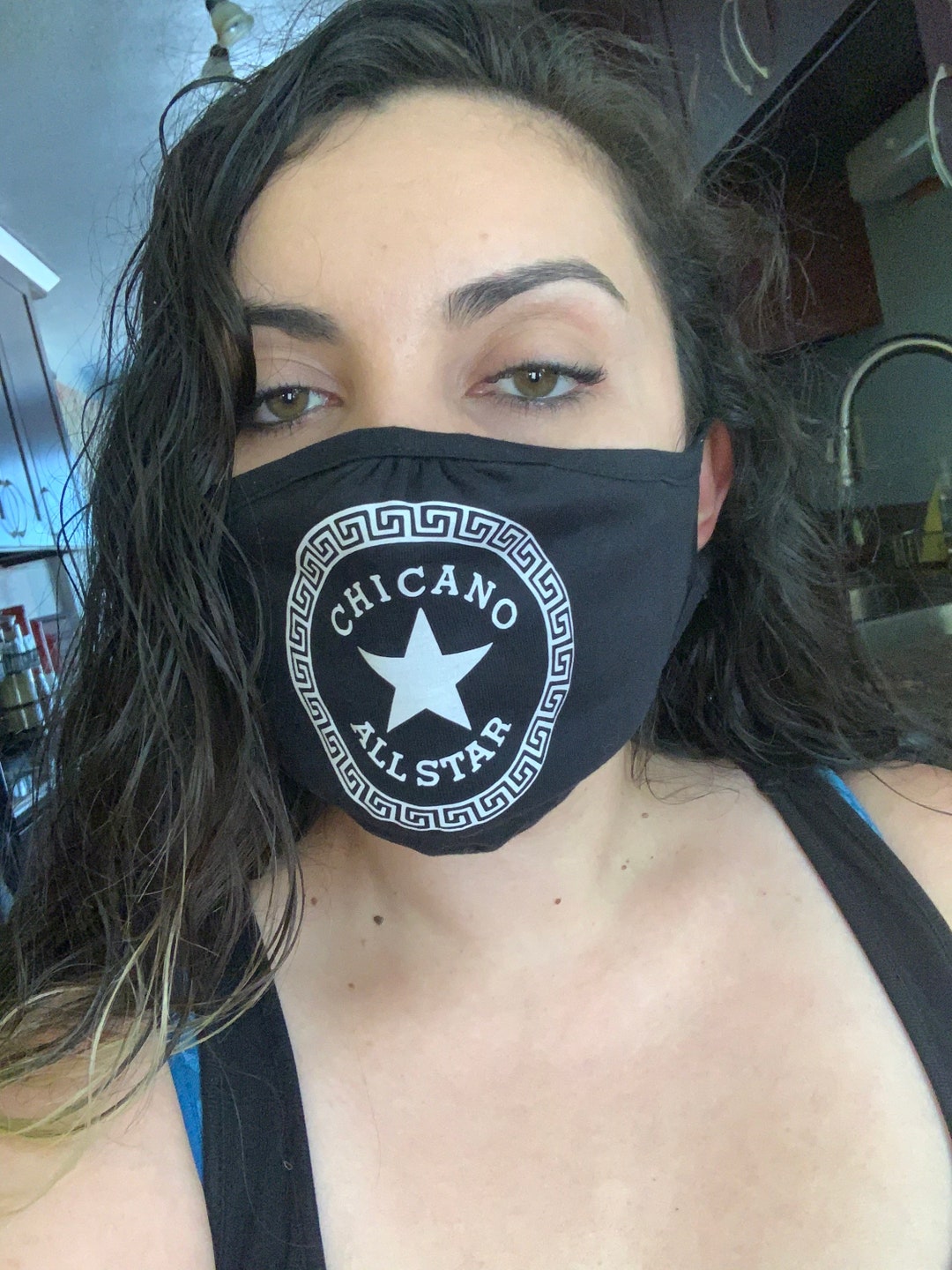 Face Mask chicano All Star Dark Gray Adult - Etsy