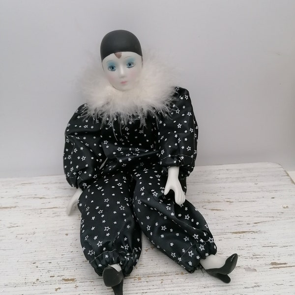 Pierrot Doll - Etsy