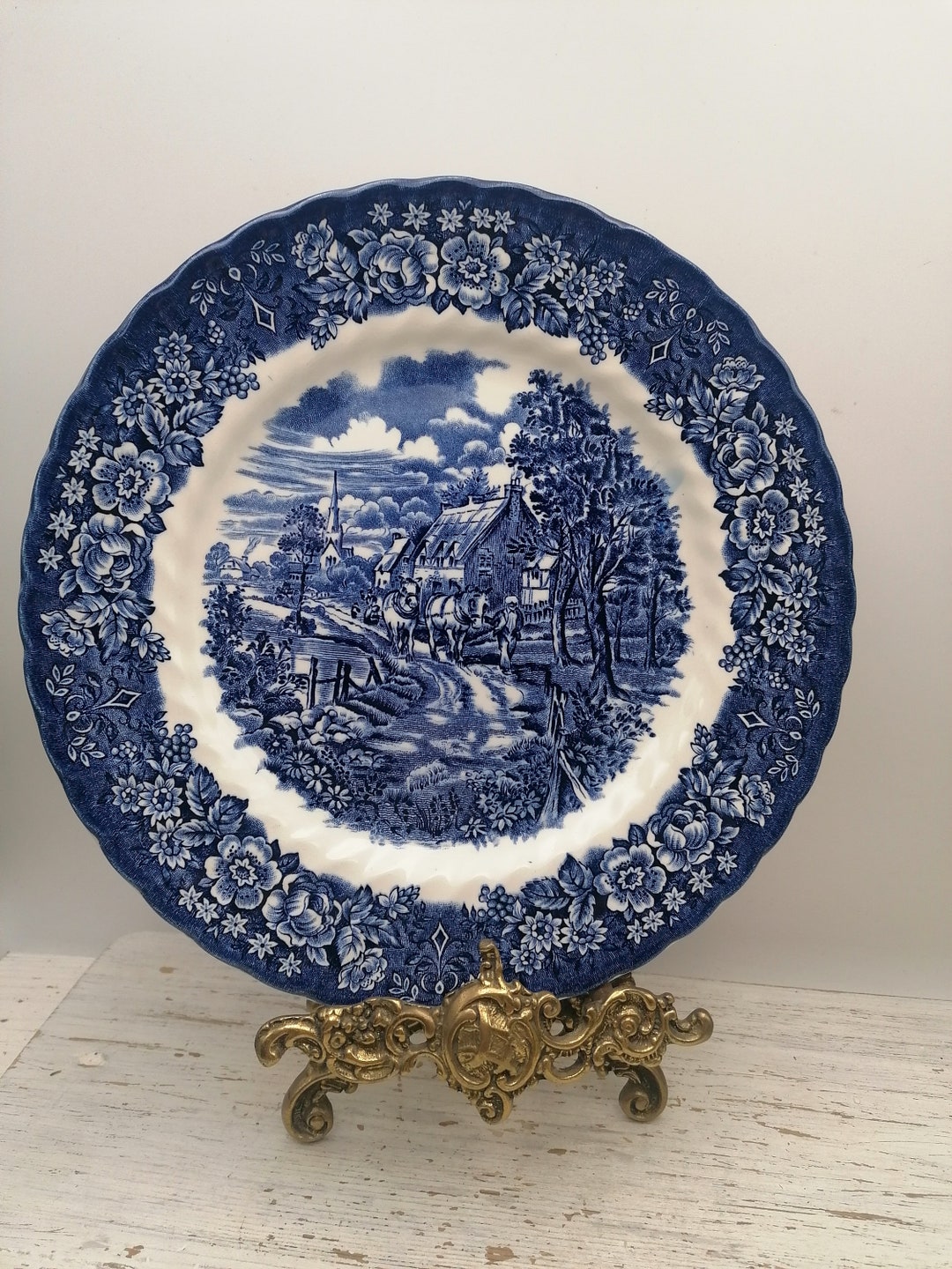 Vintage England 10.2"porcelain Plate, British Decor Plate,vintage ...