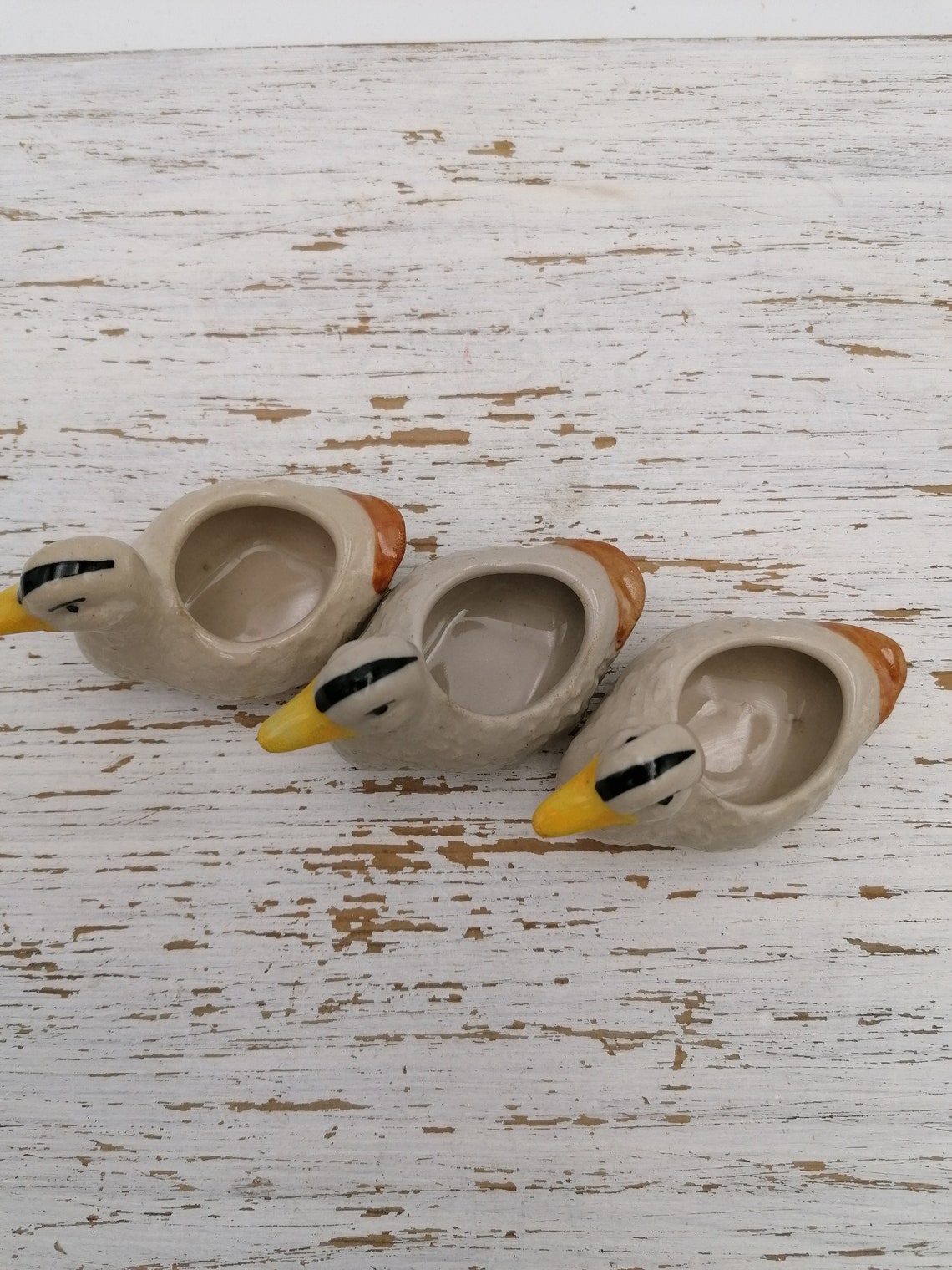 Set of 3 Ceramic Ducks Duck Shaped Trincket Box 3 Ducks | Etsy