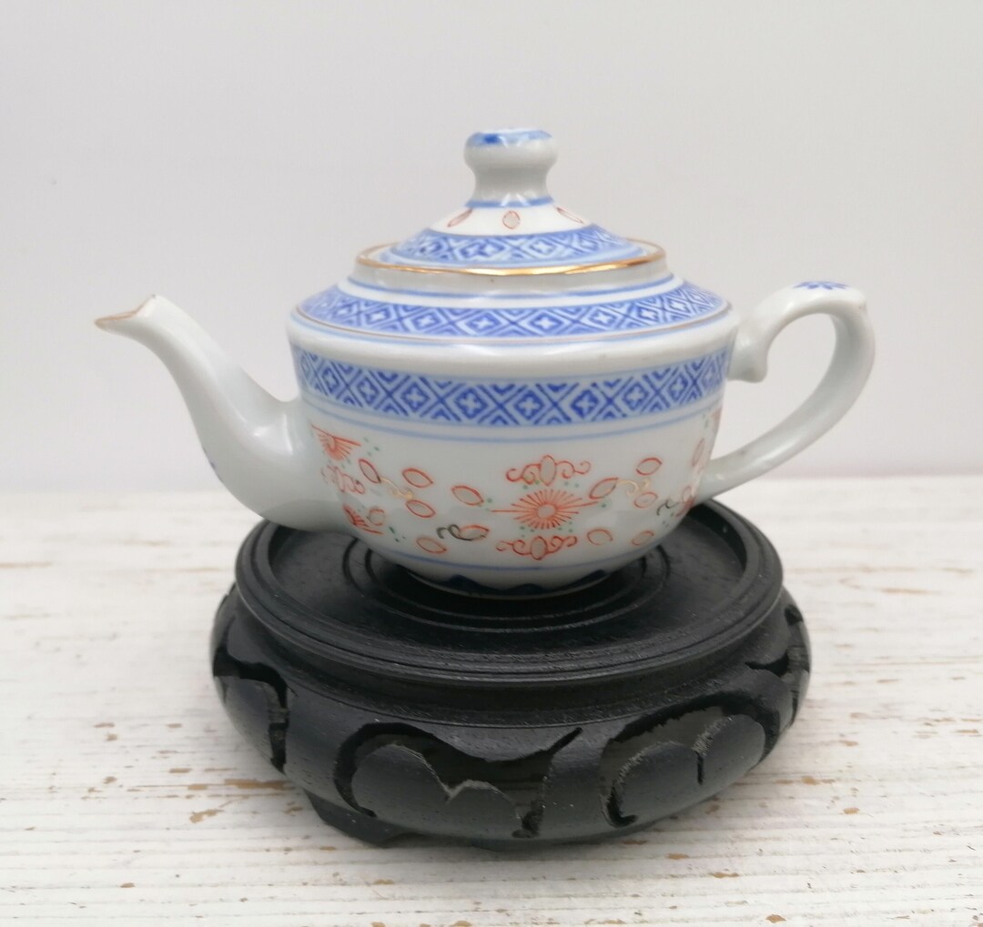 Vintage Small Chinese Teapot, Hand-painted Chinese Teapot,chinese ...