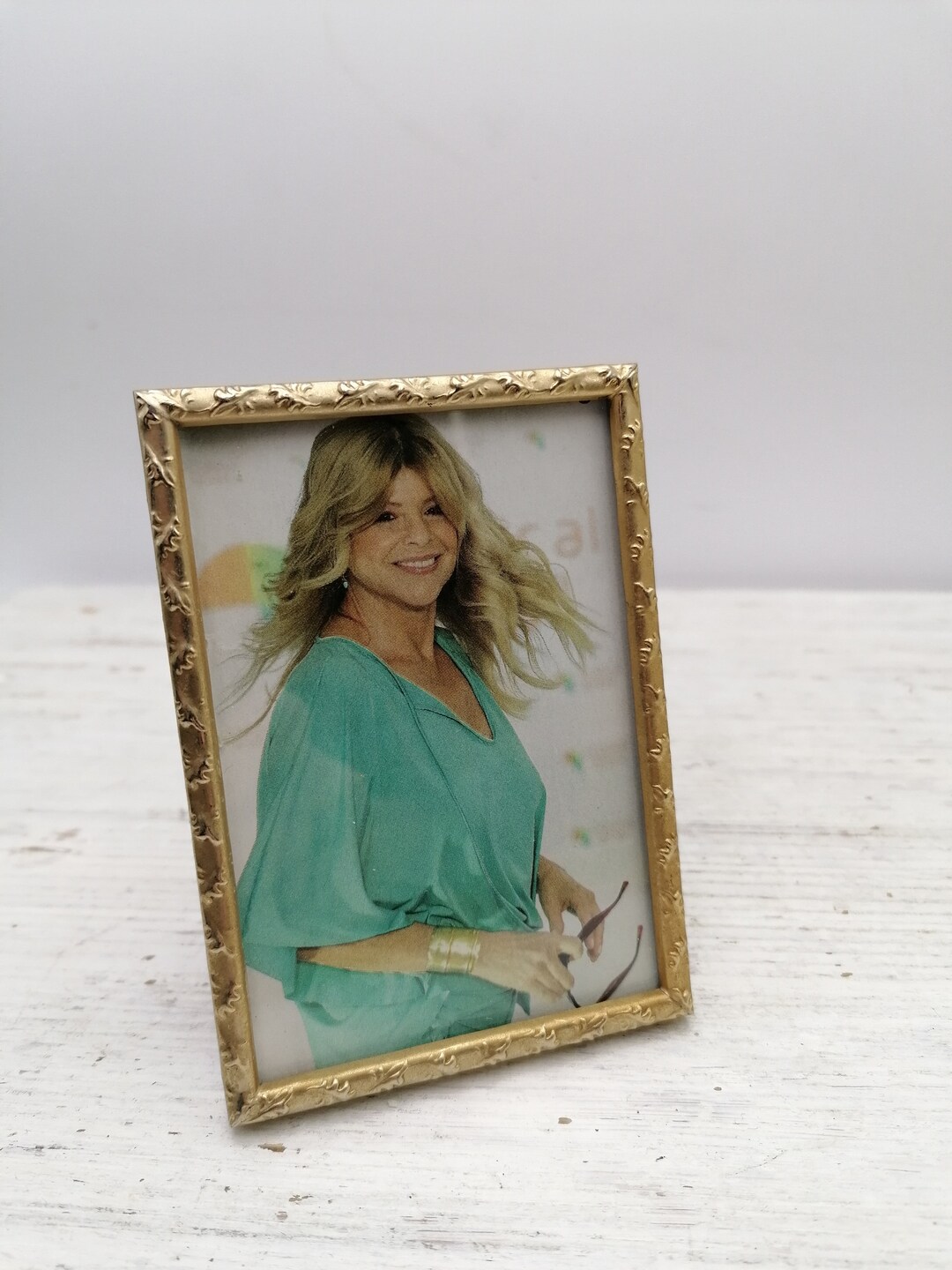 Vintage Brass Photo Frame, Small Foto Frames, Small Brass Foto Frame ...