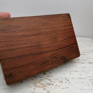 Wooden Playing Cards Box, Handmade Box, Rectangular Box, Brown Wood ...