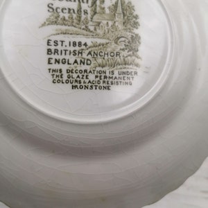 Vintage Plate From England, British Anchor Plate, Collectible Plate - Etsy