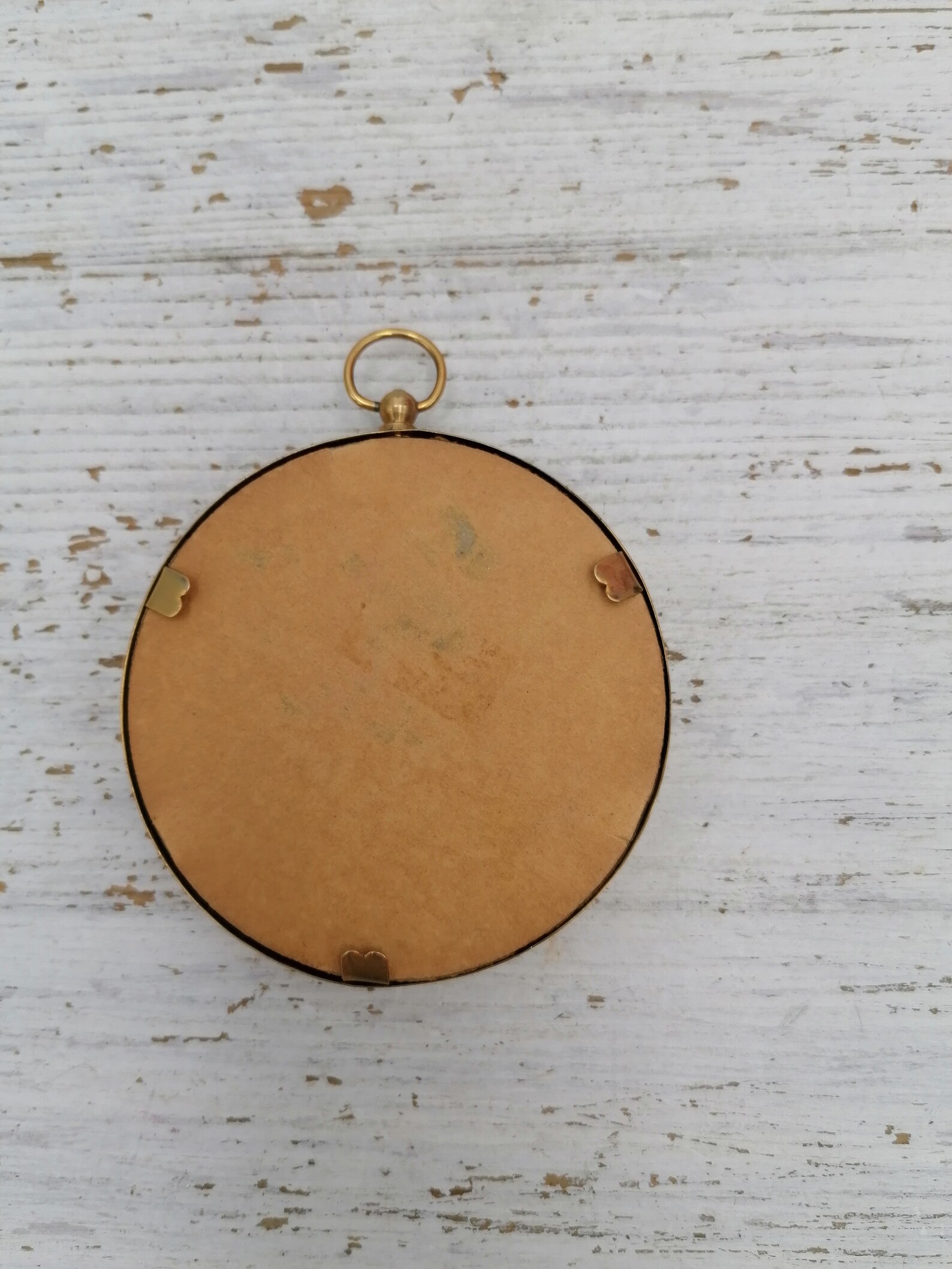 Vintage Brass 2.9photo Frame, Wall Hanging Photo Frame, Round Brass ...
