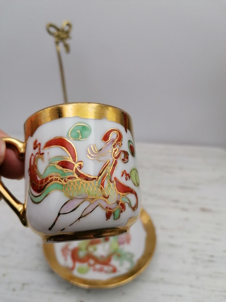 Set Coffee Chinese Porcelain, Oriental Coffee Set, Unique Coffee Set ...