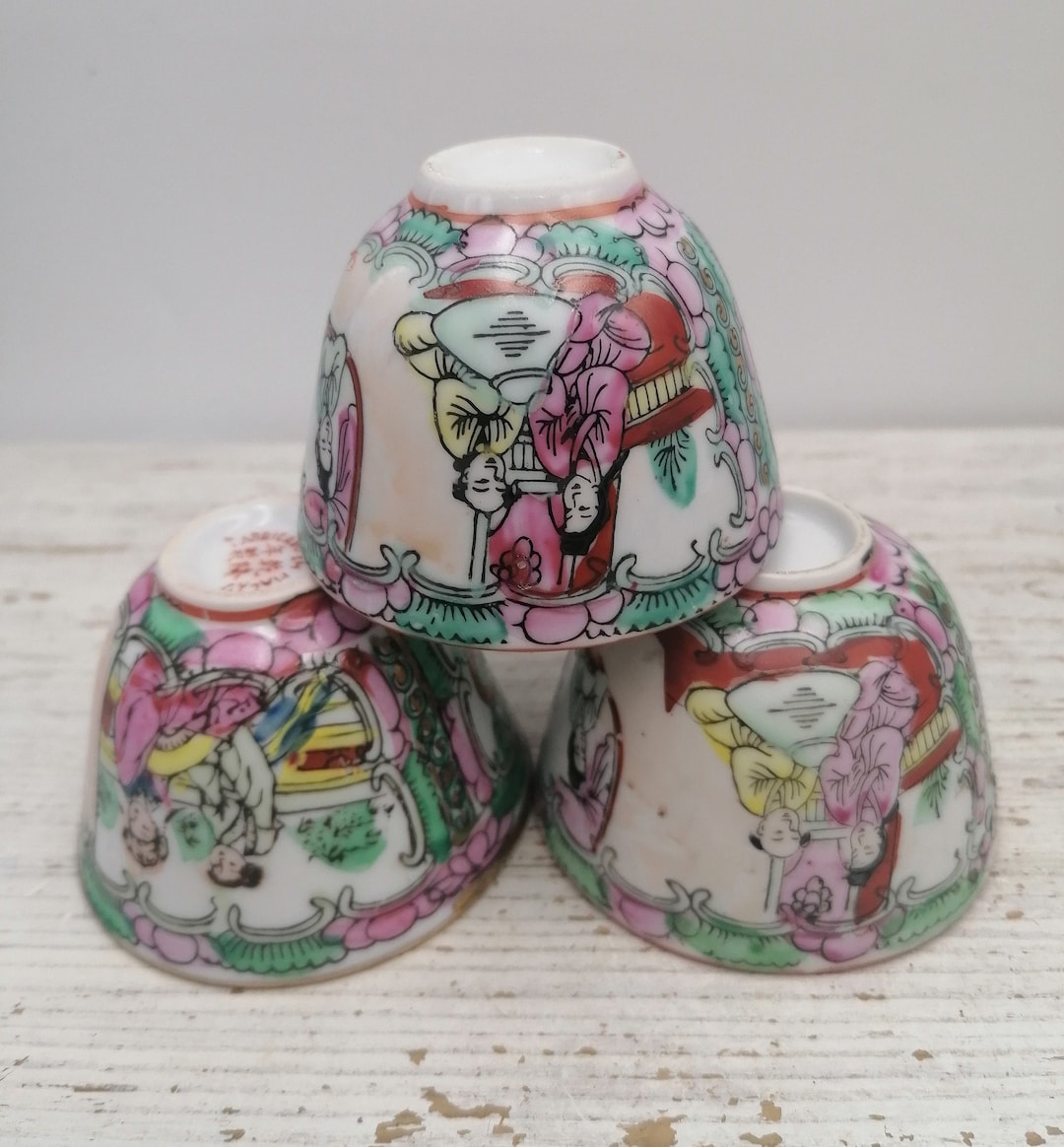 Set of 3 Chinese Saucer Bowls,chinese Bowls With Dragon, Chinese ...