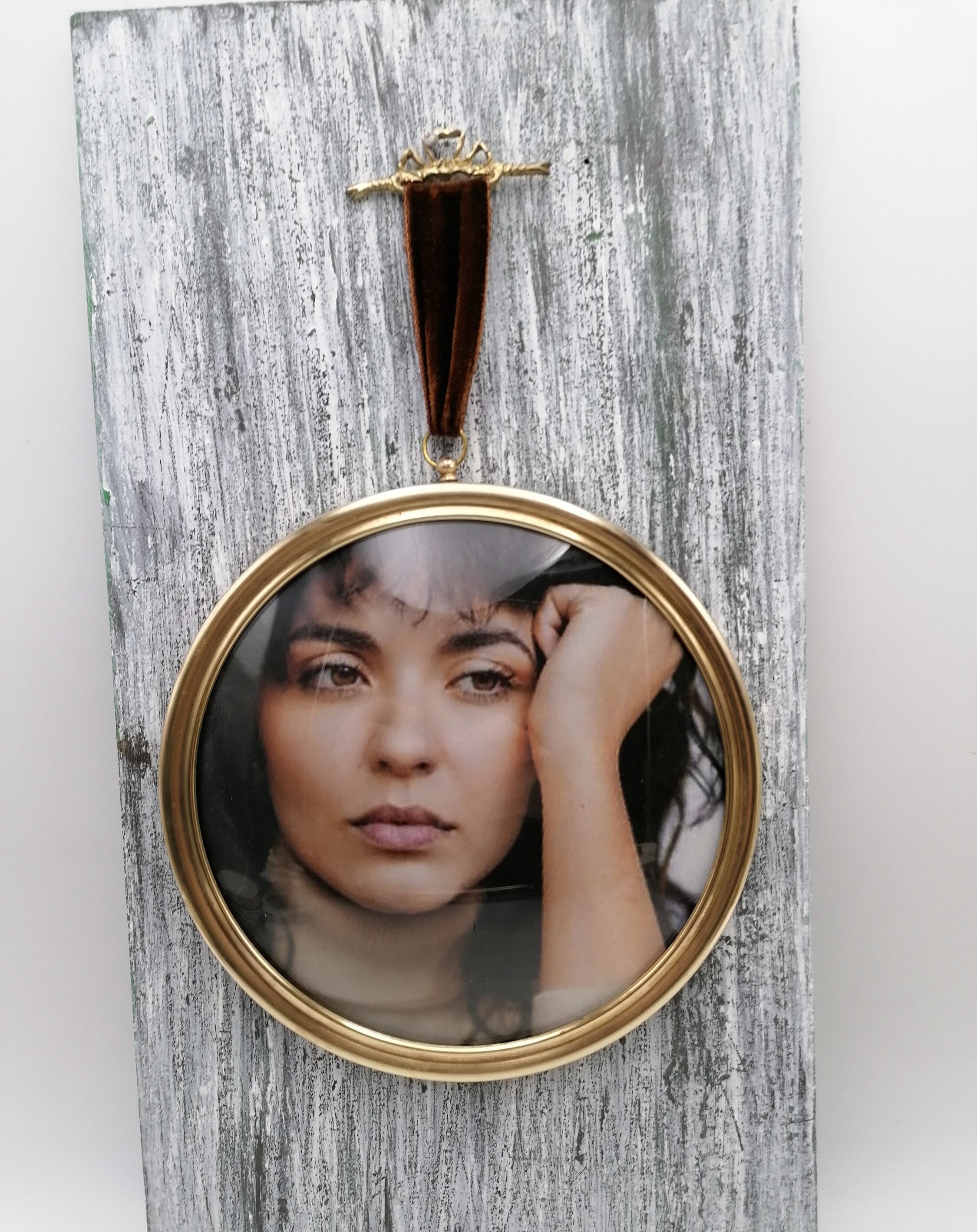 Vintage Brass Round 6.8 Frame Big Round Frame Rare - Etsy UK