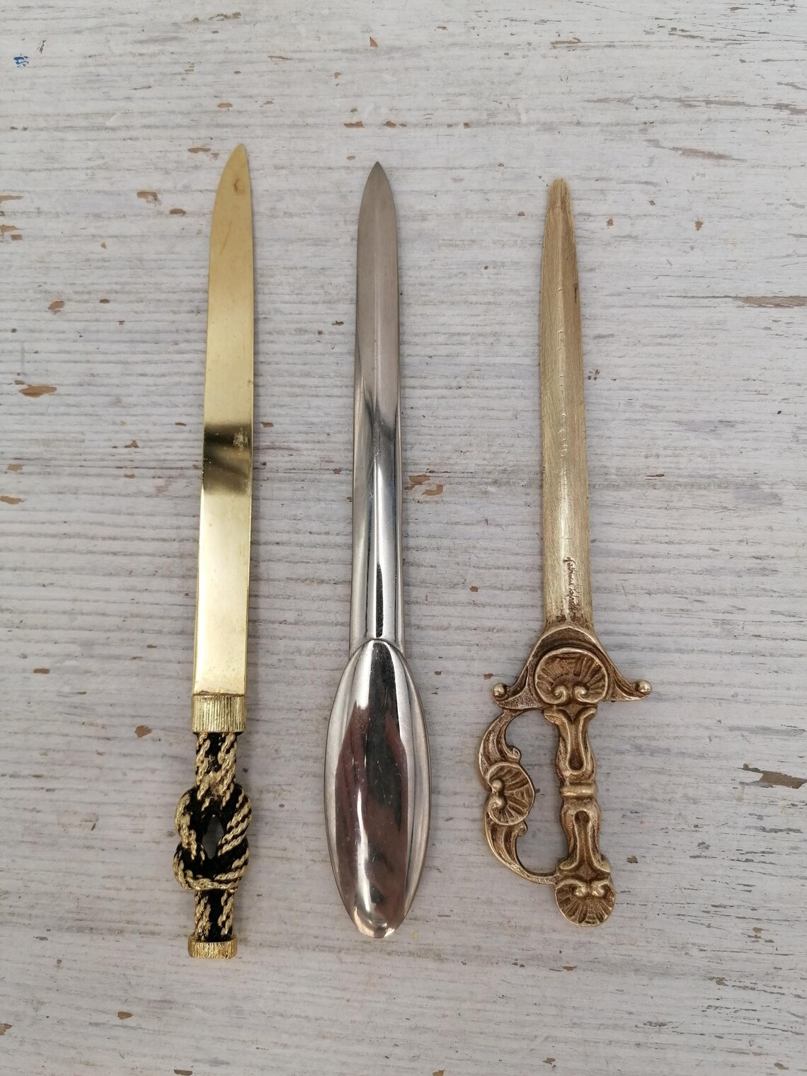 Vintage Brass Envelope / Letter Opener, Letter Opener, Collectible ...