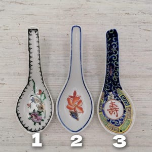 Vintage Chinese Spoon, Chinese Porcelain Spoon,blue Mun Shou Spoon,hand ...