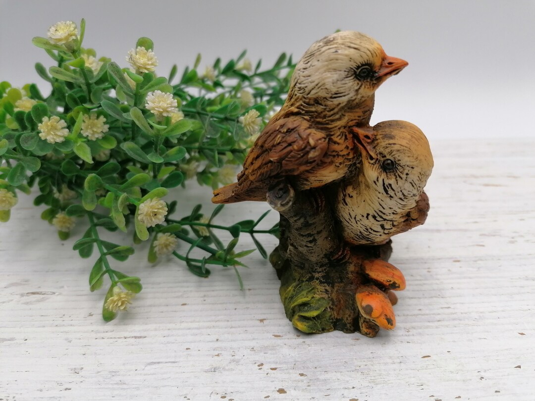 Vintage Birds Figurine, Made in Italy, Painted by Hand, Dipinto A Mano ...