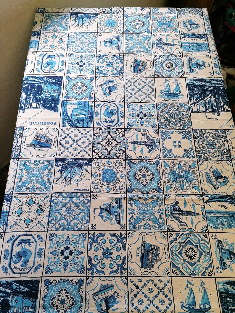 Portuguese 93"×59"tablecloth,kitchen Tablecloth, Decorative Tablecloth ...