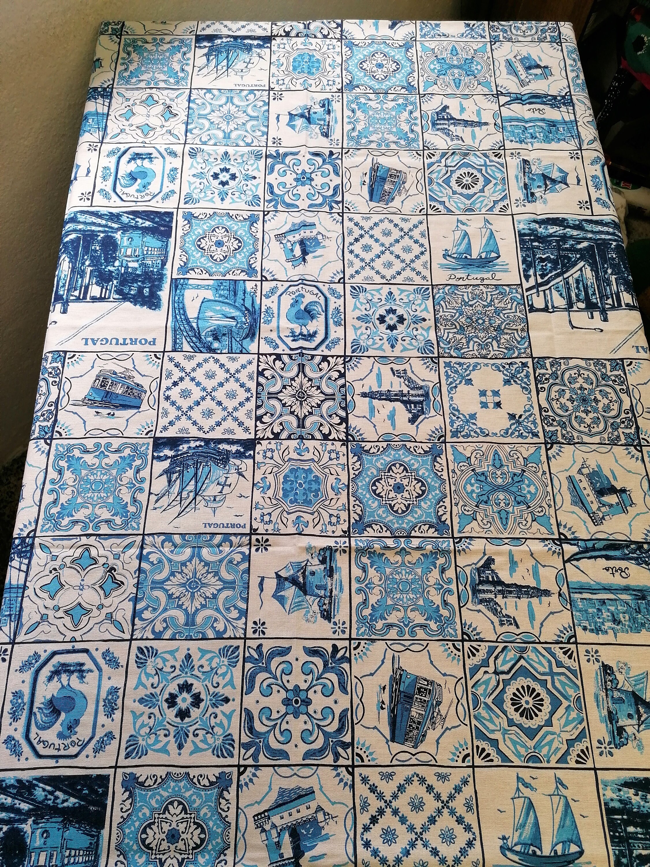 Portuguese 93"×59"tablecloth,kitchen Tablecloth, Decorative Tablecloth ...