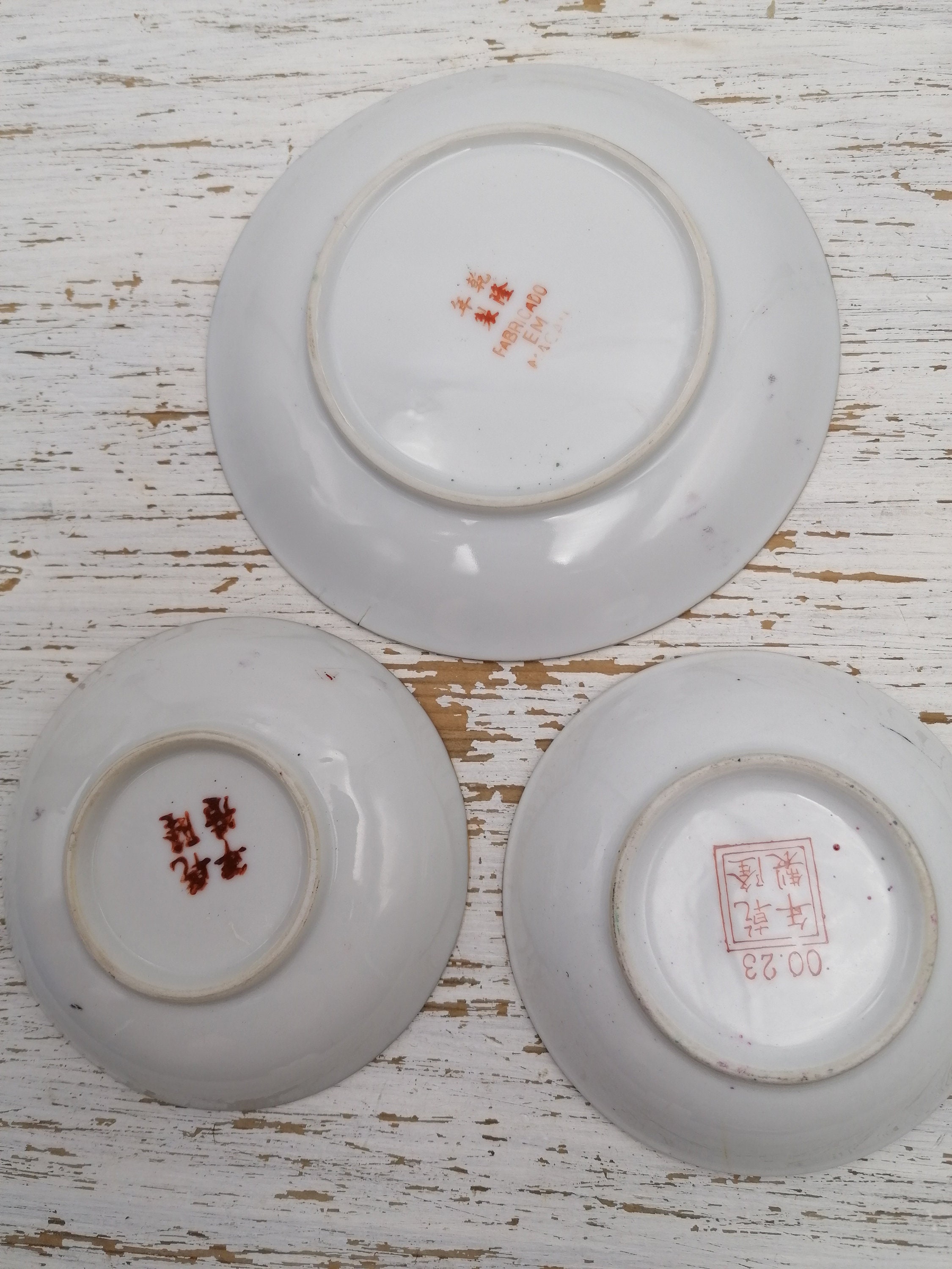 Set of 3 Chinese Small Plates Chinese Small Plates Chinese | Etsy