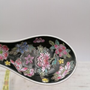 Vintage Mun Shou Porcelain Soup Spoon, Hand Painted Noodle Rice Spoons ...