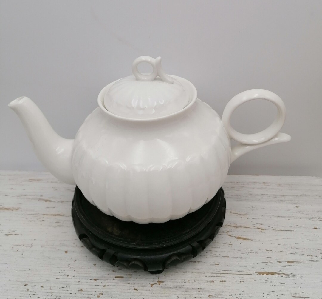 Porcelain White Teapot,white Color Teapot, Portuguese Teapot ...