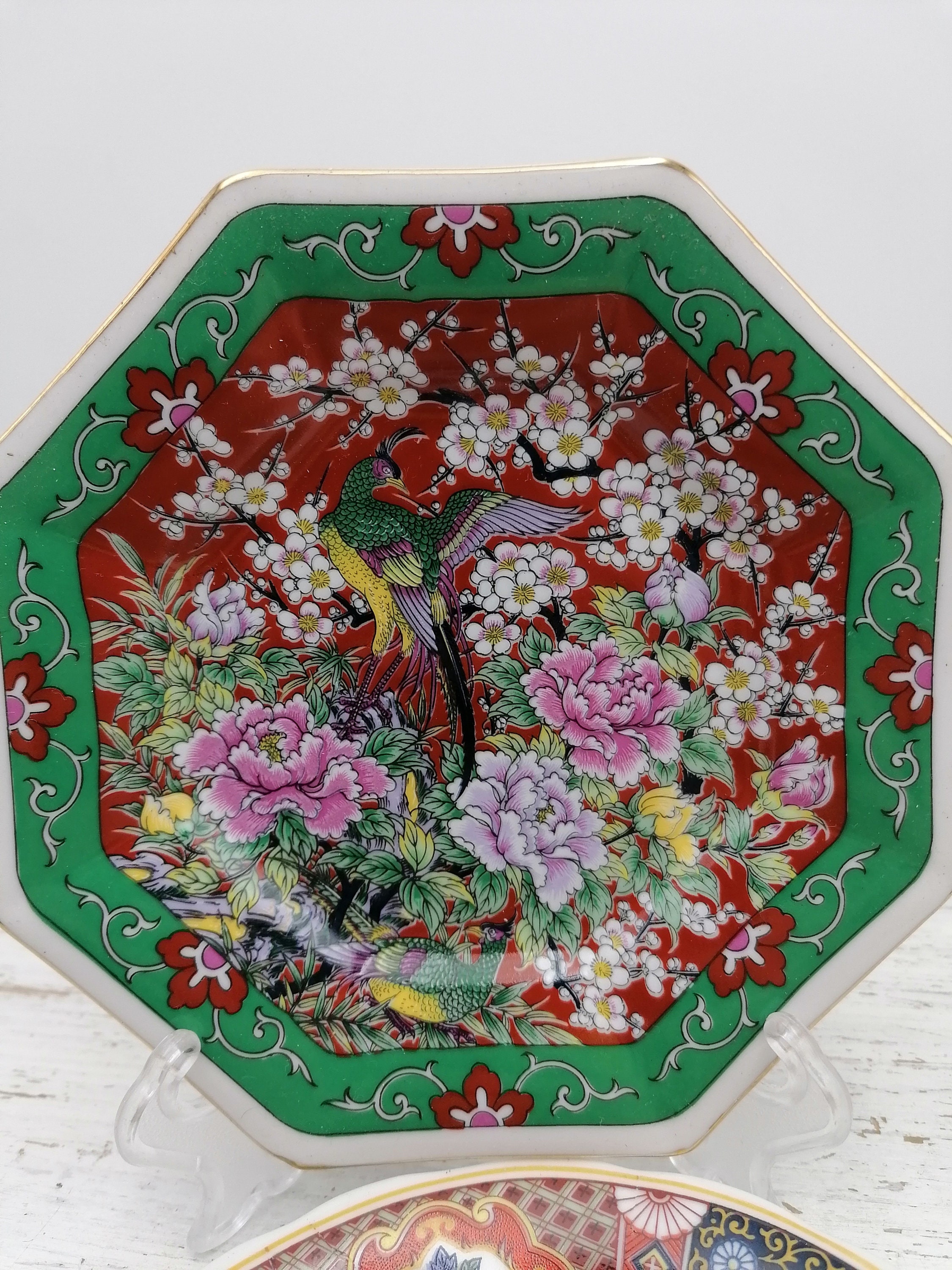 Vintage Japan Set of 2 Plates Plates With Birds Japan Image - Etsy