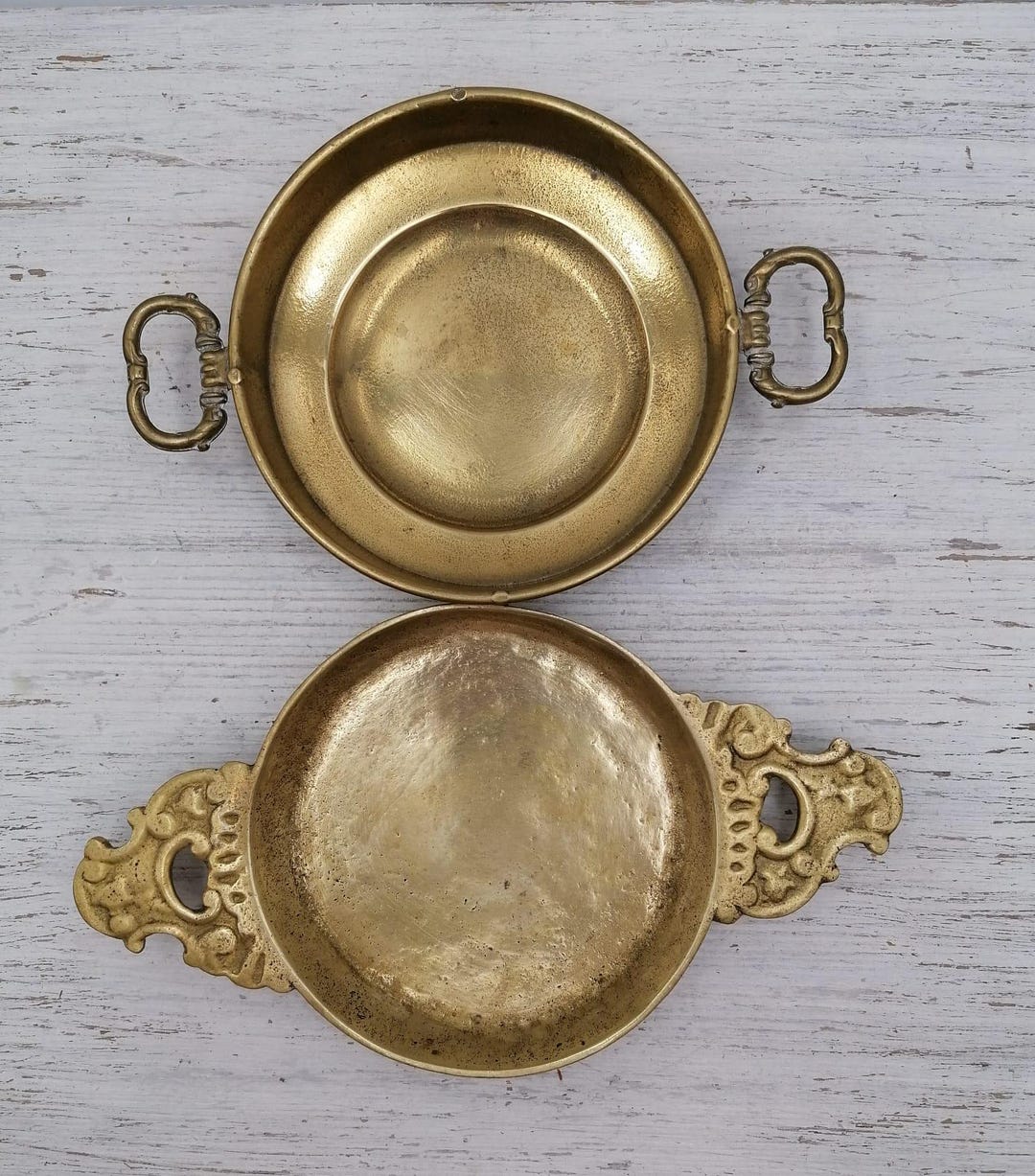 Vintage Brass Carved Plate, Only Style 1 Available, Brass Plate With ...