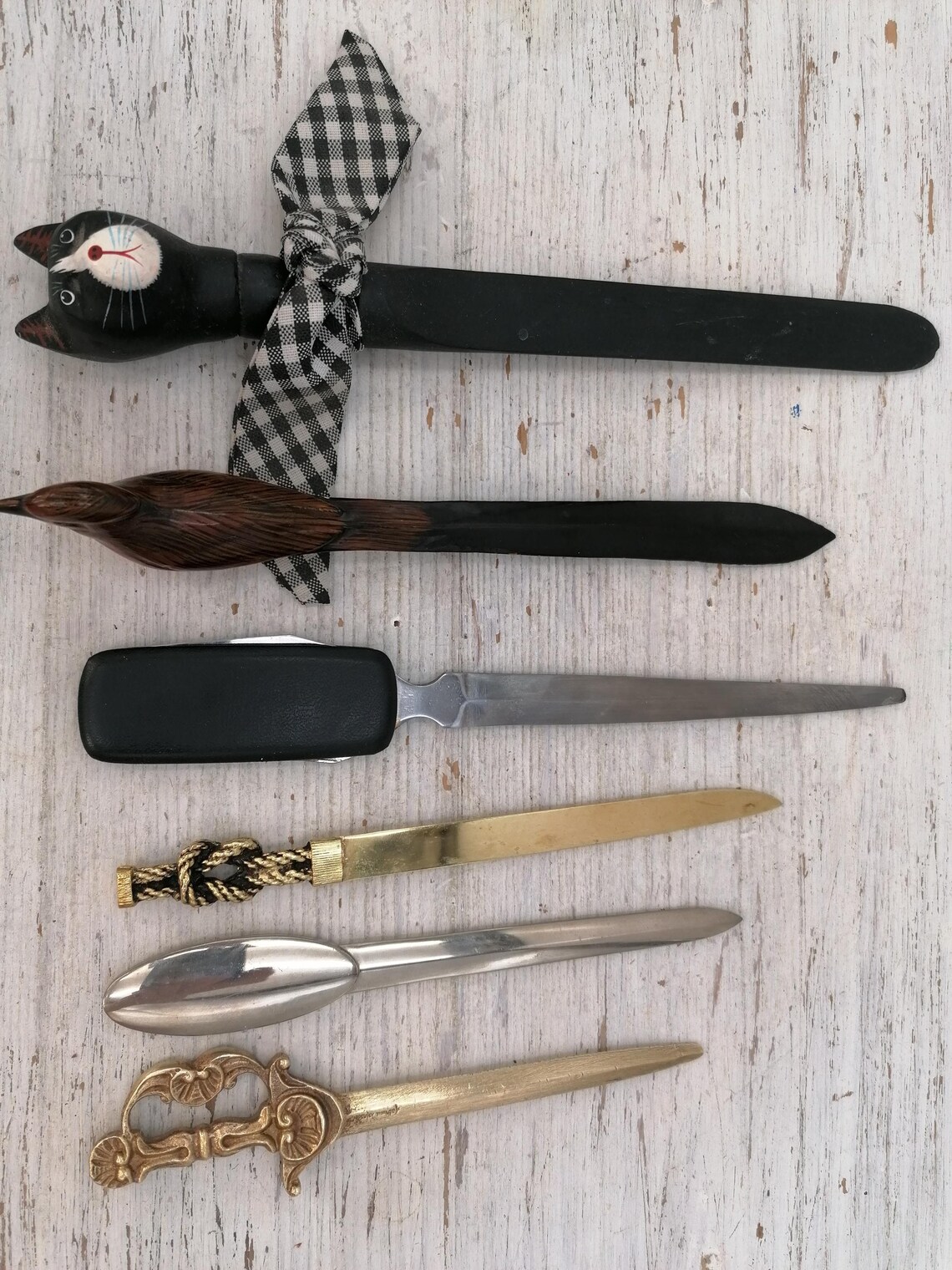 Vintage Brass Envelope / Letter Opener, Letter Opener, Collectible ...