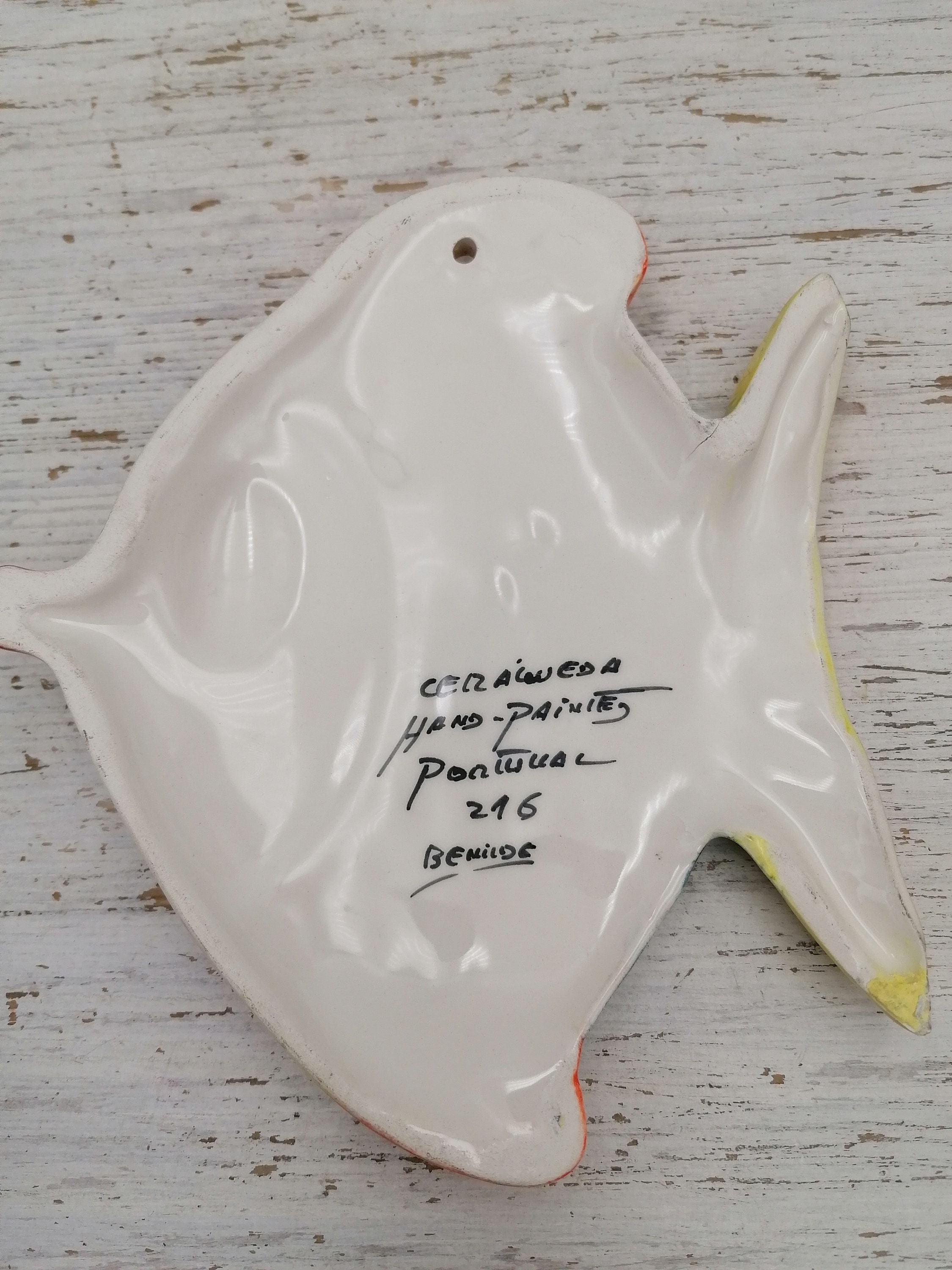 Vintage Ceramic Decoration Fish, Decoration Ceramic Fish, Ceramic From ...