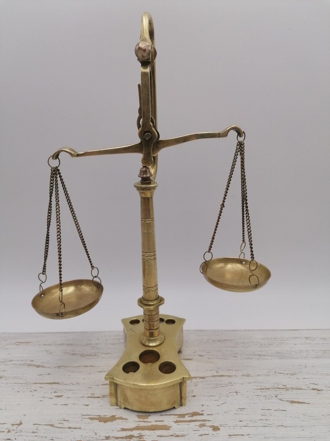 Antique Brass Scales Small Justice Scales Balance Sign Gift - Etsy