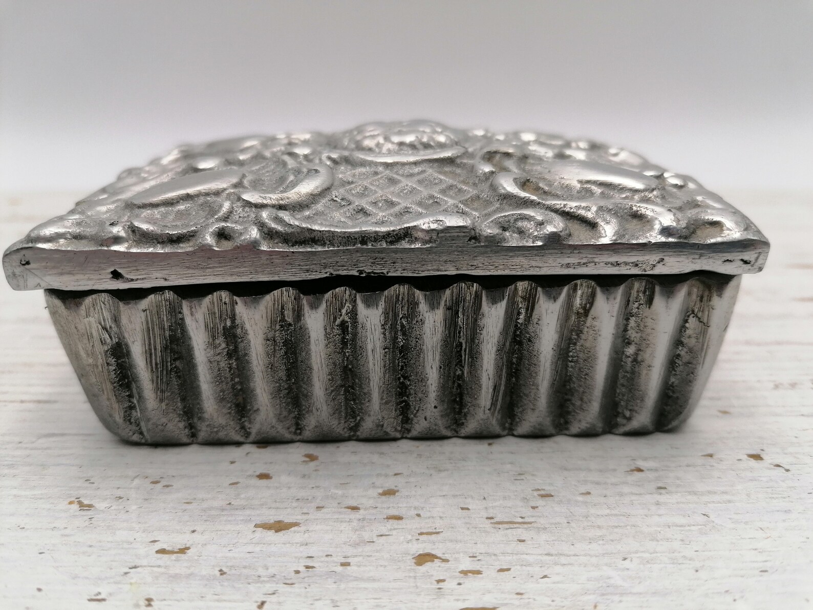 Metal Jewelry Box,metal Carved Box,birds Decor Jewellery Box, Silver ...