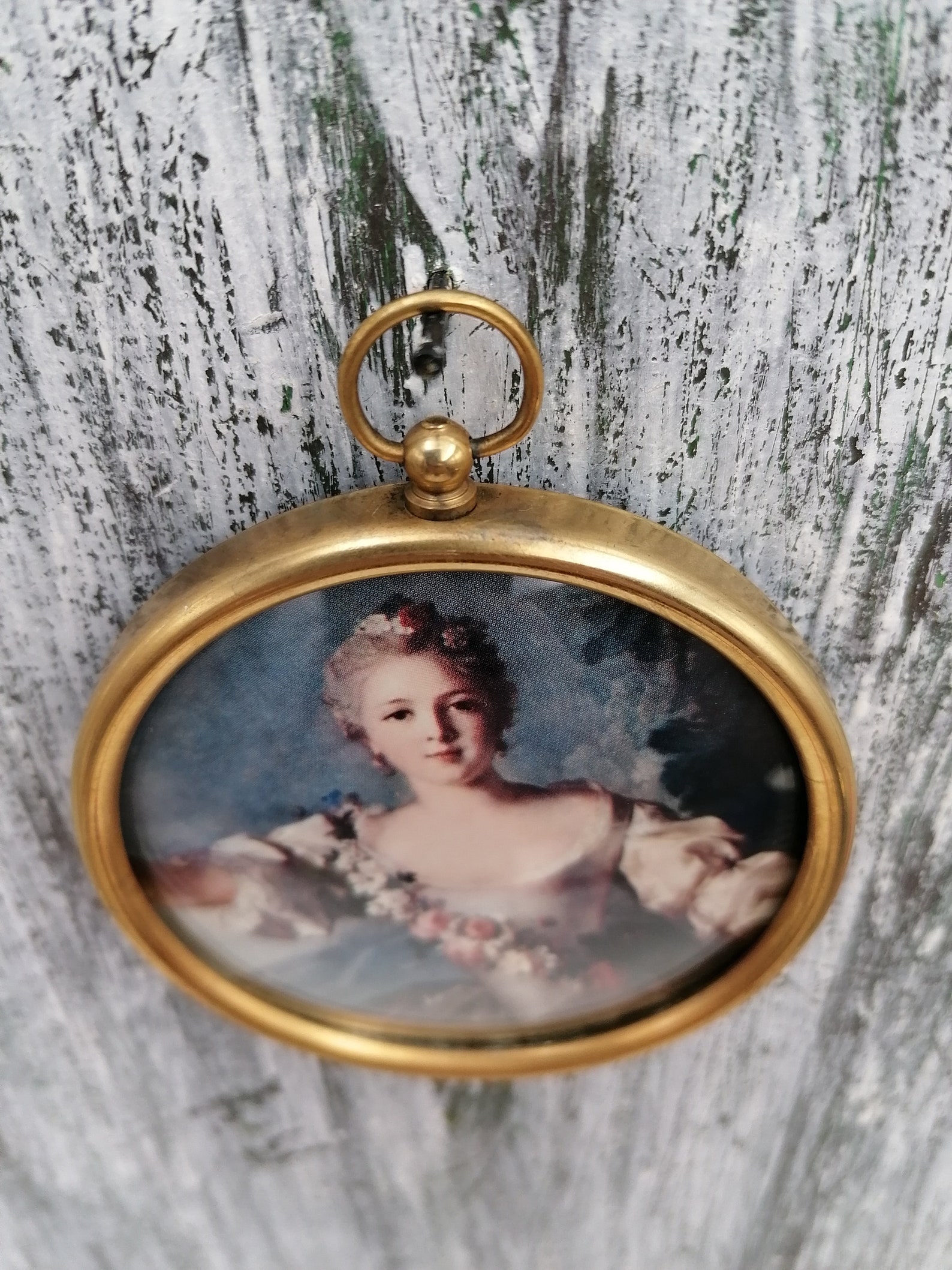 Vintage Brass 2.9photo Frame, Wall Hanging Photo Frame, Round Brass ...