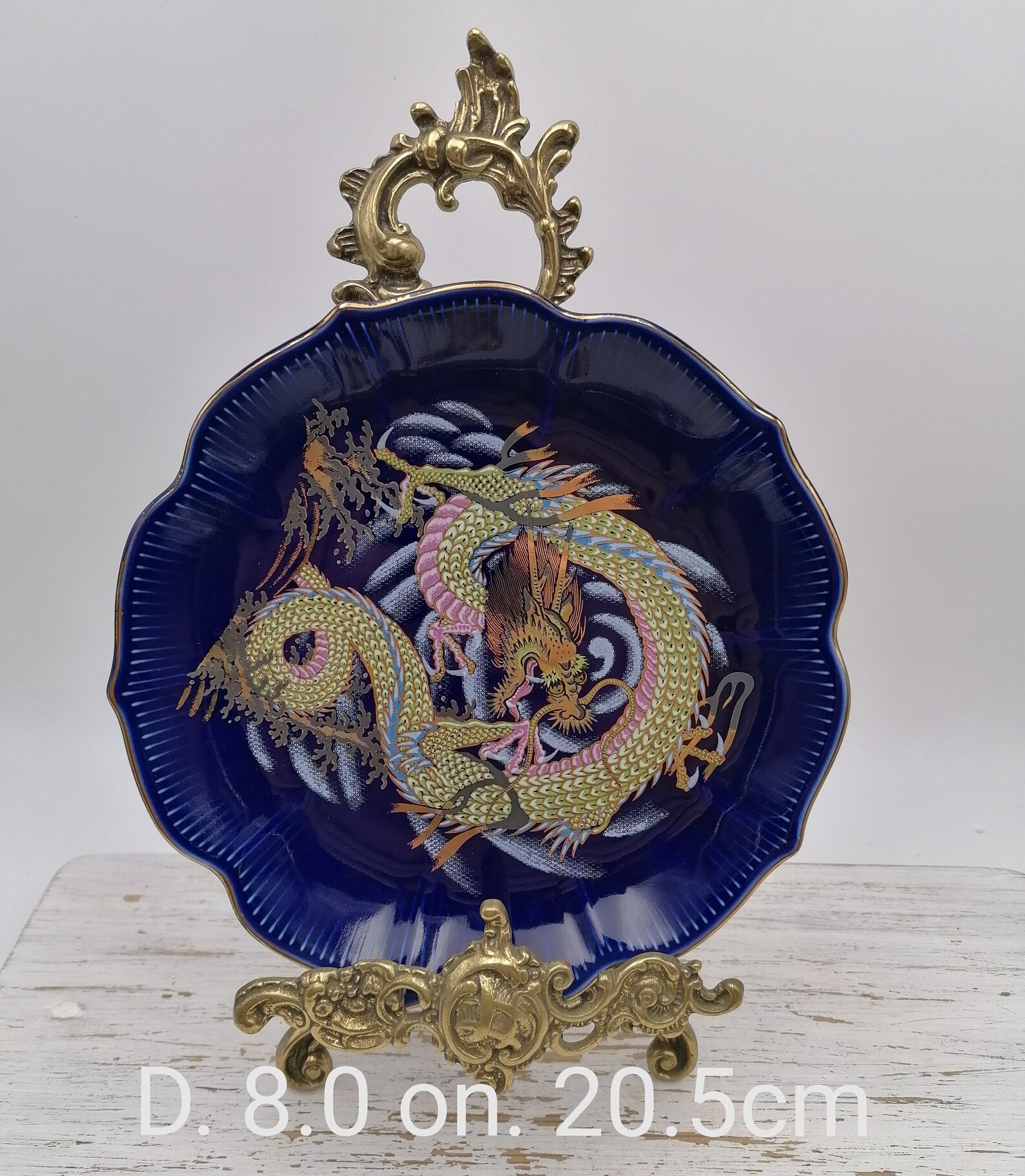 Chinese Porcelain Plate Hand Painted Platefloral Pattern - Etsy