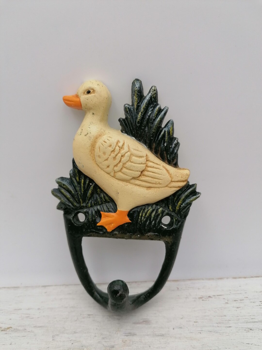 Vintage Cast Iron Rustic Hook,duck Hook - Etsy