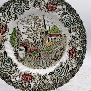 Vintage Plate From England, British Anchor Plate, Collectible Plate - Etsy