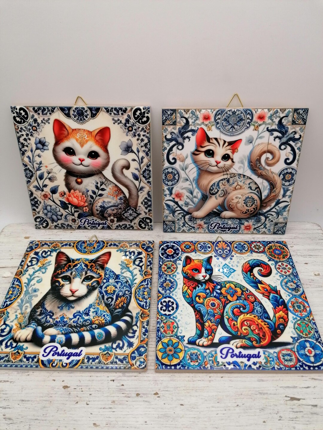Portuguese Ceramic Tile, Portuguese Tile, Portuguese Traditional Cat ...