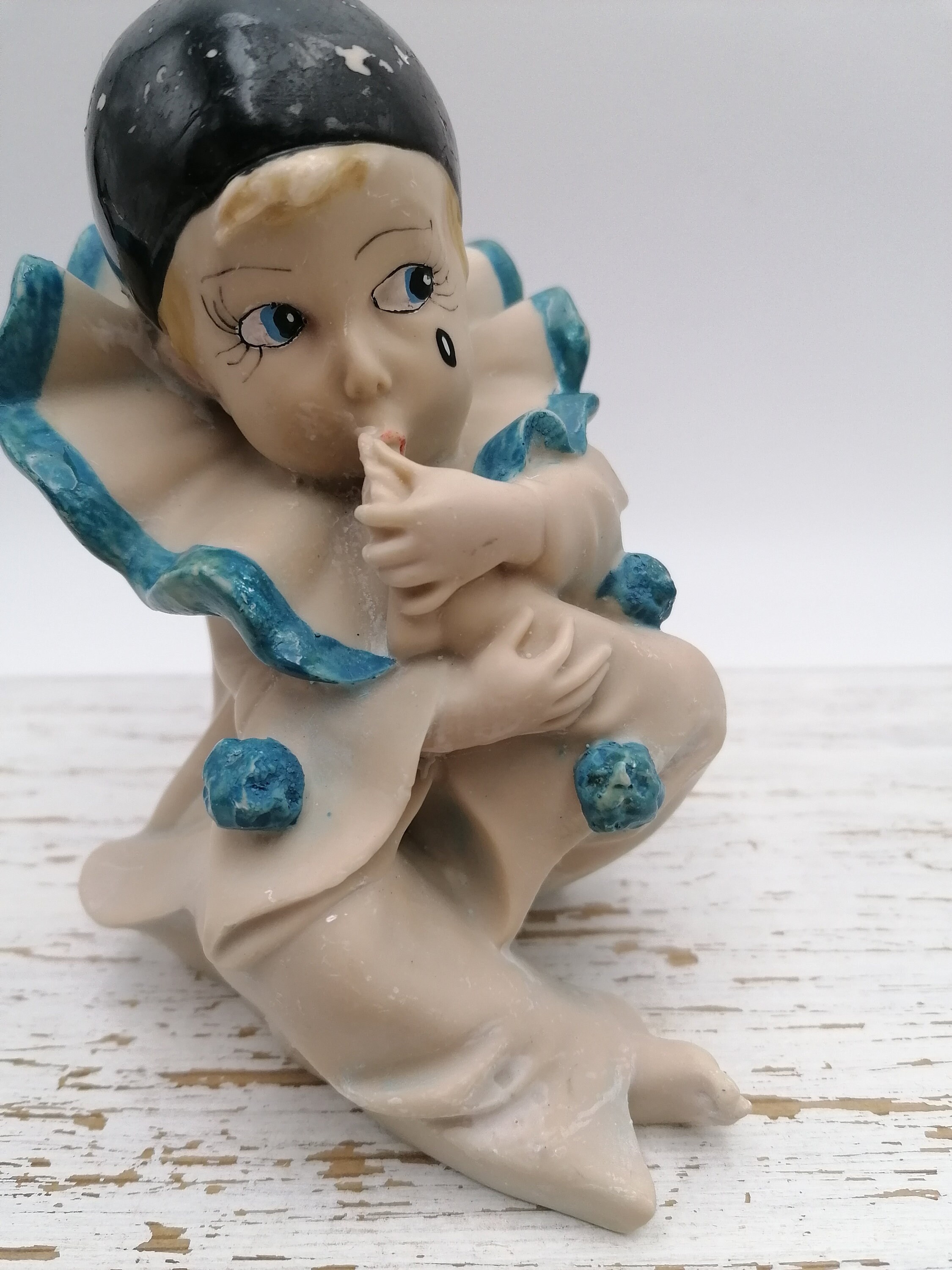 Vintage figure children PierrotVery Antique Clown Figurine | Etsy