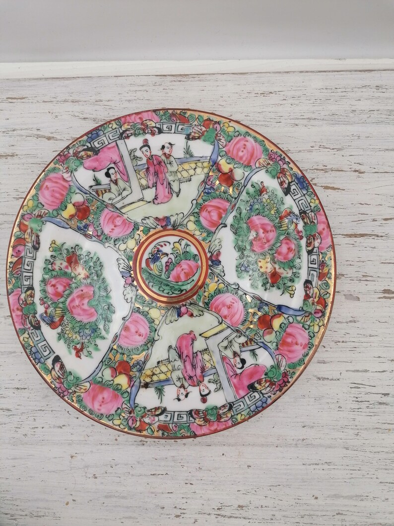 Asian Plate 8with Stand 8 Inches Plate Carved Brass - Etsy