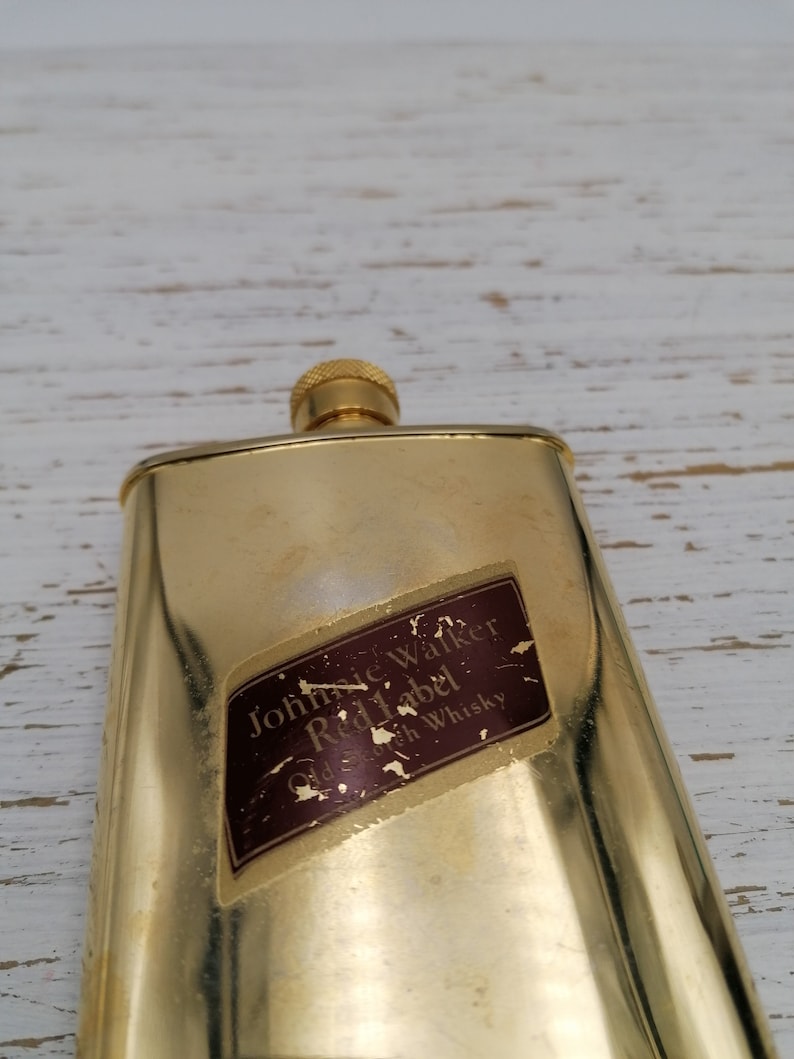 Pocket Metal Flask Whiskey Container Antique Metal Alcohol - Etsy