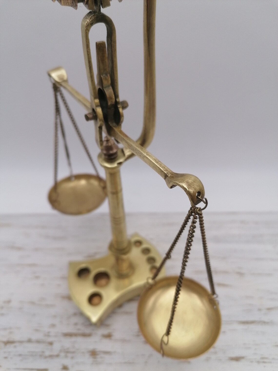 Antique Brass Scales Small Justice Scales Balance Sign Gift - Etsy