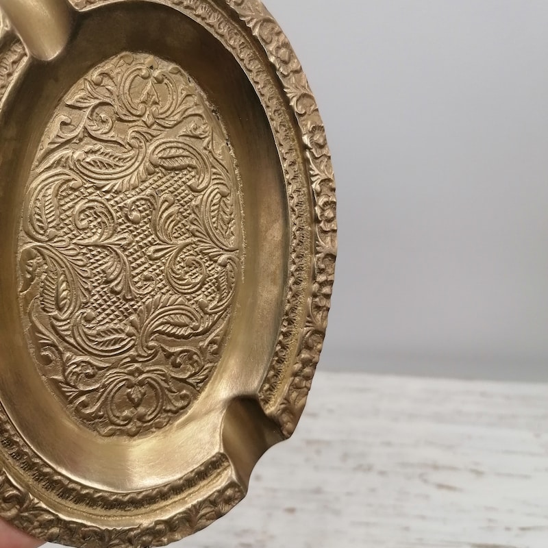 Brass Ashtray - Etsy