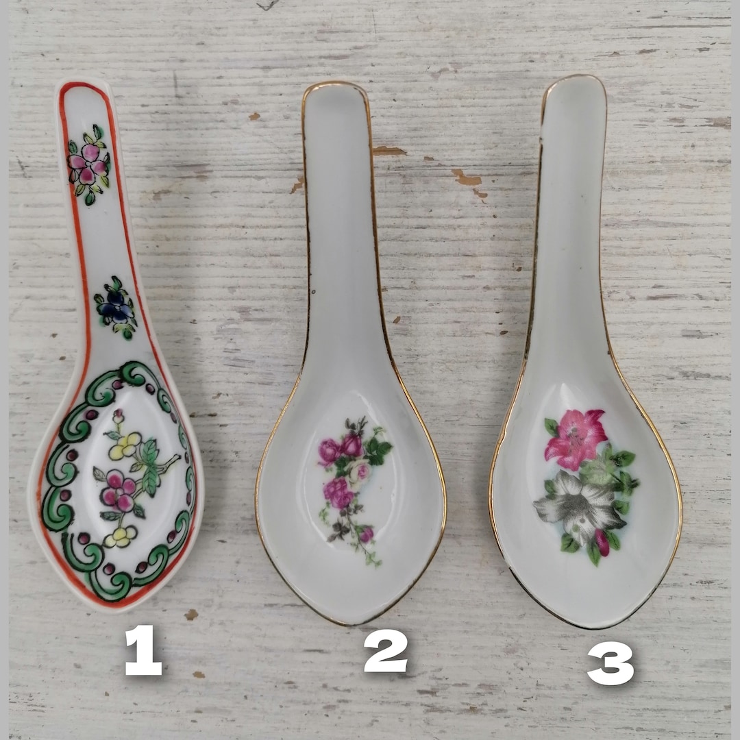 Vintage Chinese Spoon, Chinese Spoon, Chinese Porcelain Spoon - Etsy