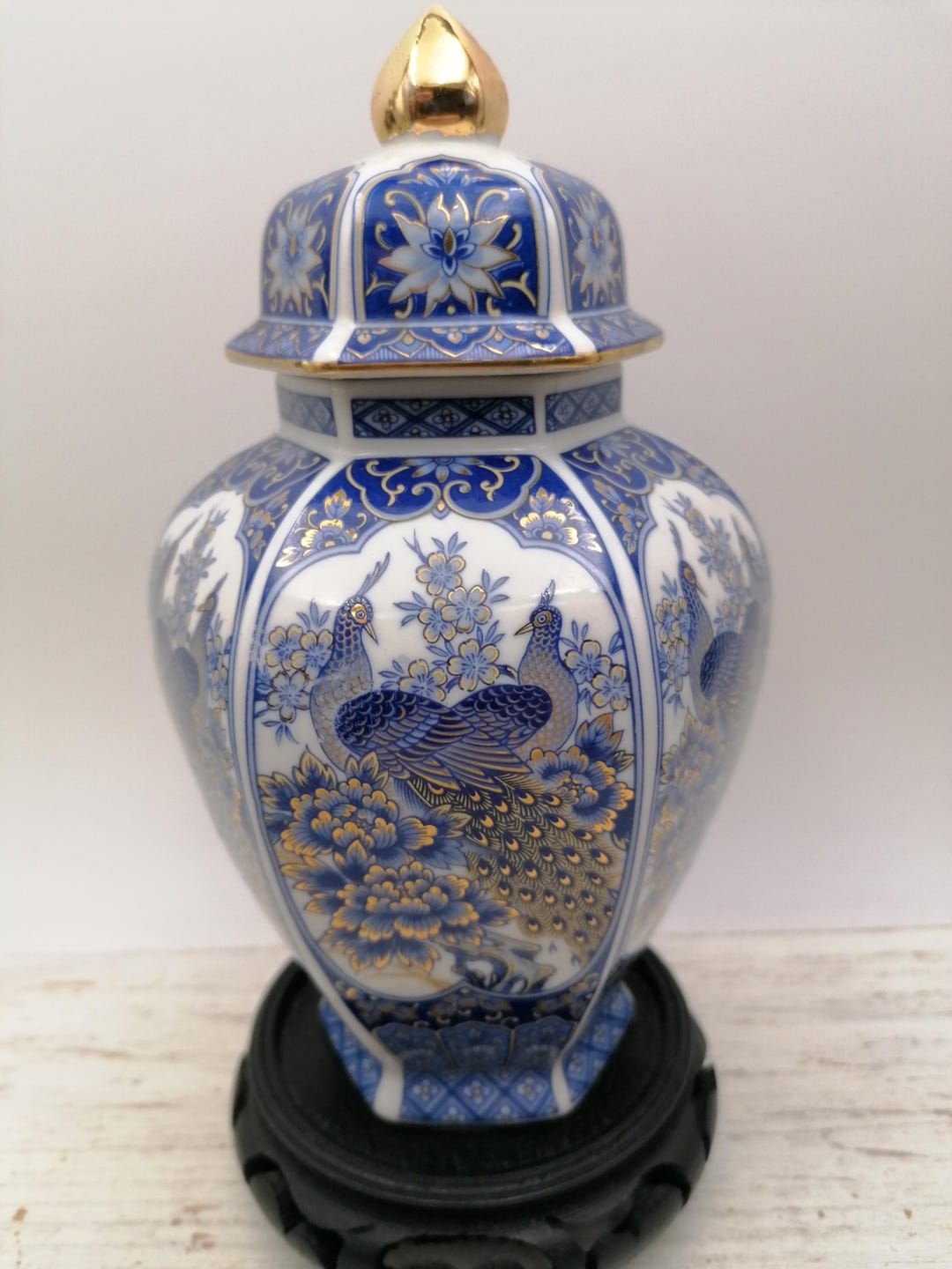 Vintage Japan Vase With Lid, Collectible Japan Gift, Collectible Vase ...