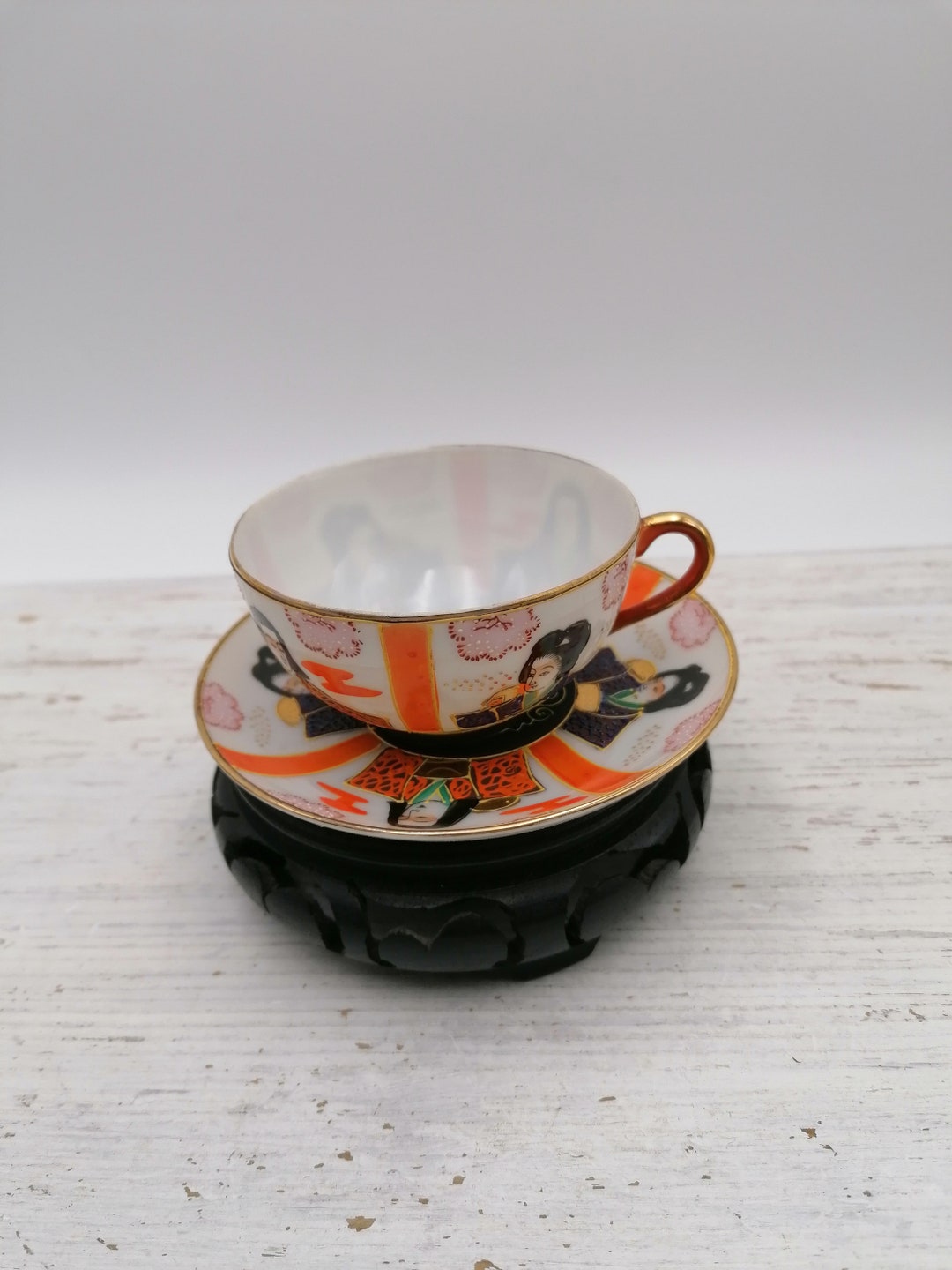 Vintage Porcelain China Set Coffee, Tea Cup and Plate, Small Vintage ...