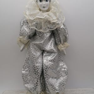 Pierrot Doll in Vintage Porcelain,vintage Pierrot Doll, Collectible ...