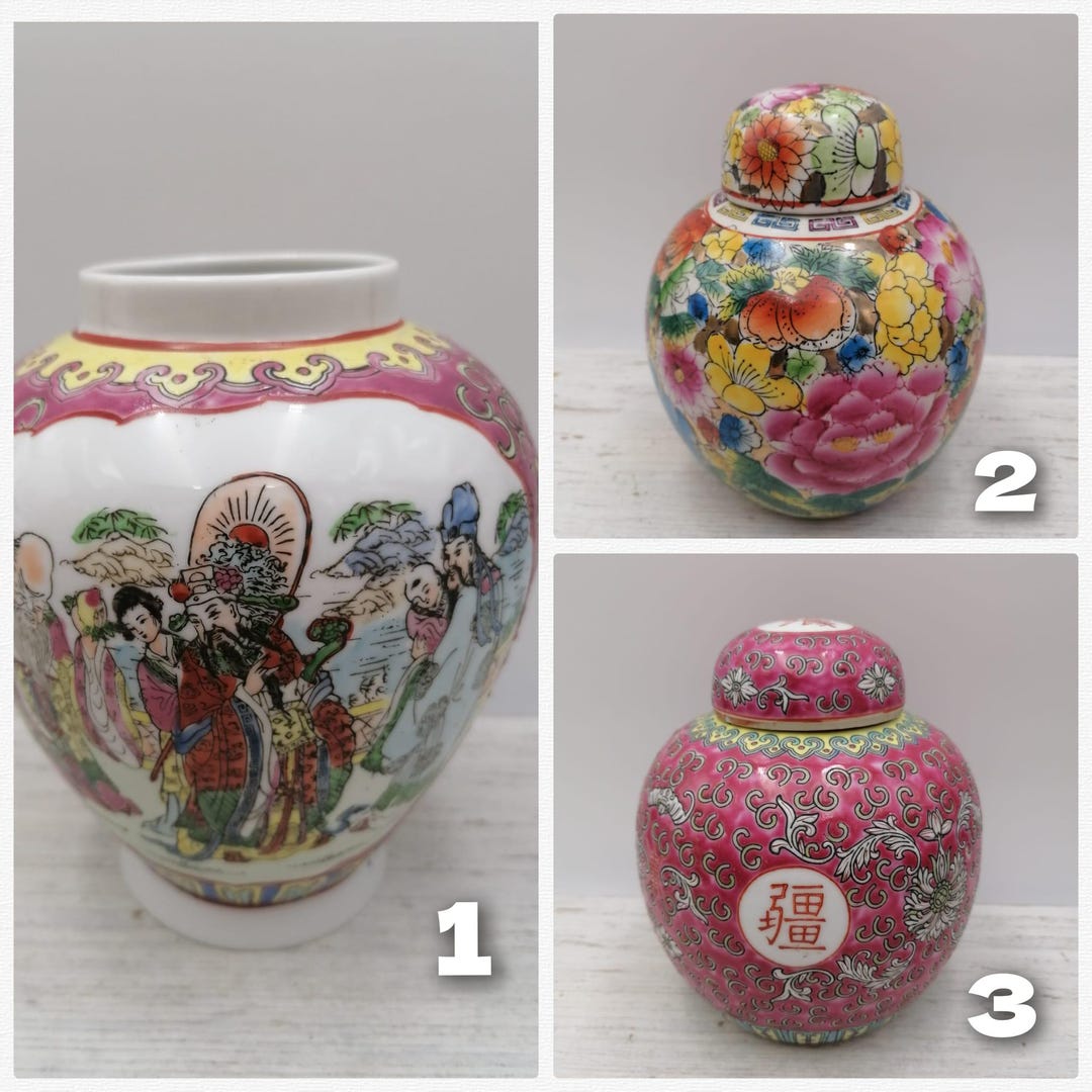 Chinese Big Red Mun Shou Vase, Porcelain Vase China,floral Decor Vase ...