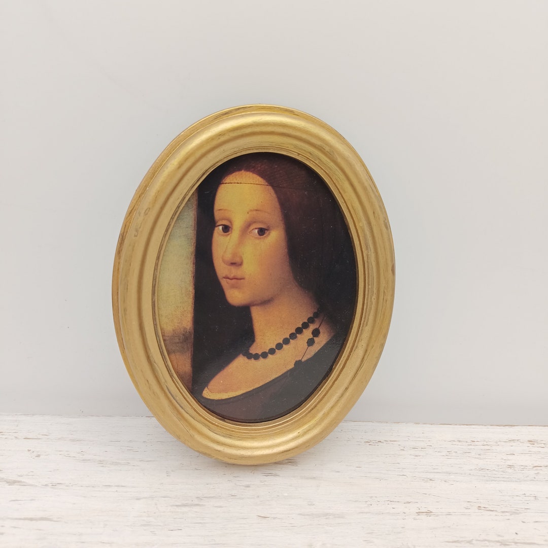 Plastic Photo Frame, Oval Picture Frame With Princess Print , Small ...