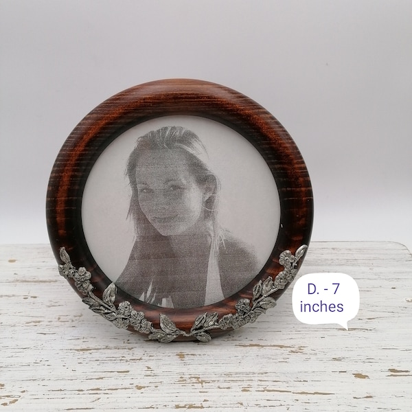 Round Wood Frames - Etsy