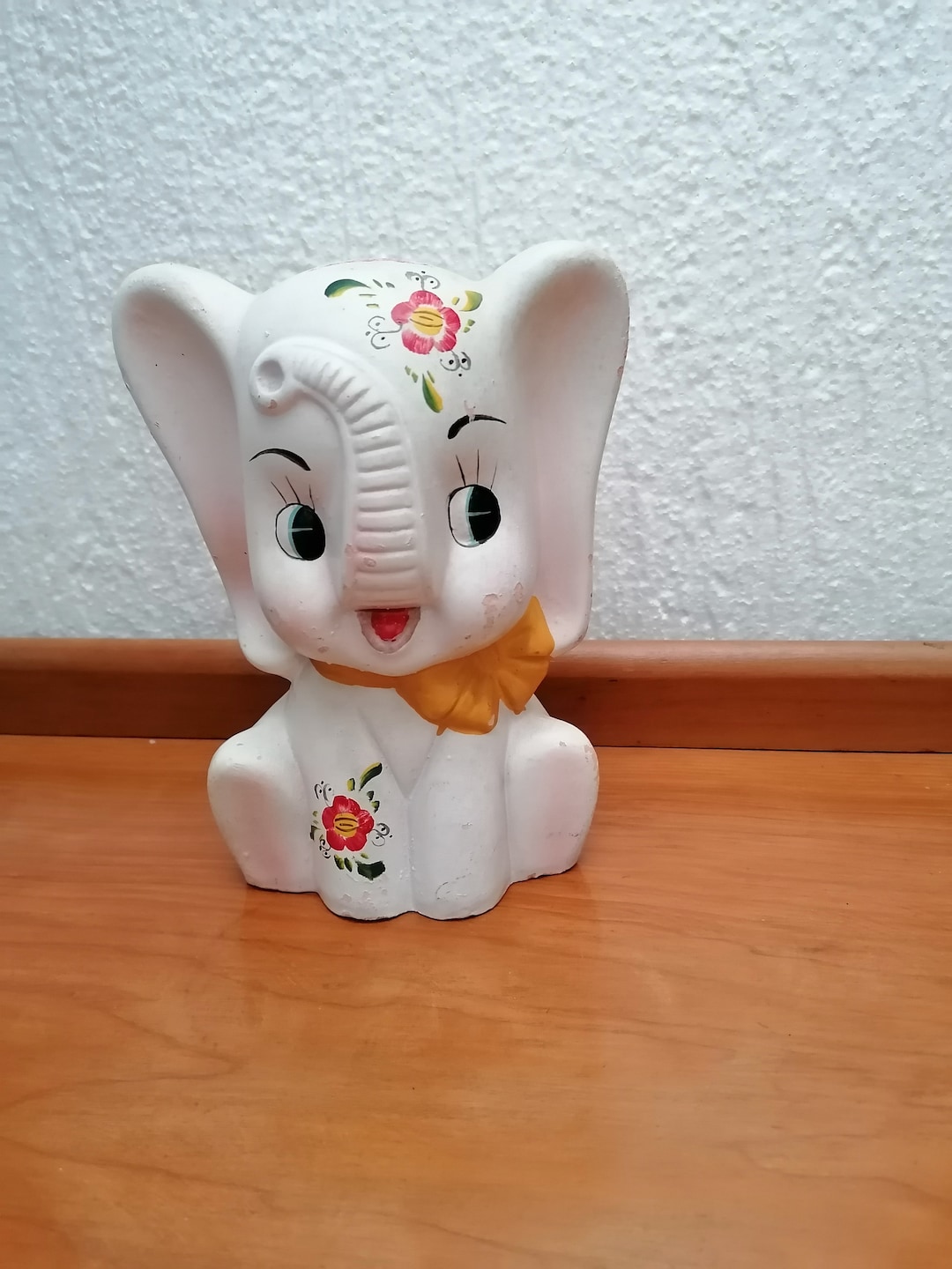 Elephant Shape Money Box for Kids, Vintage Floral Decoration Money Box ...