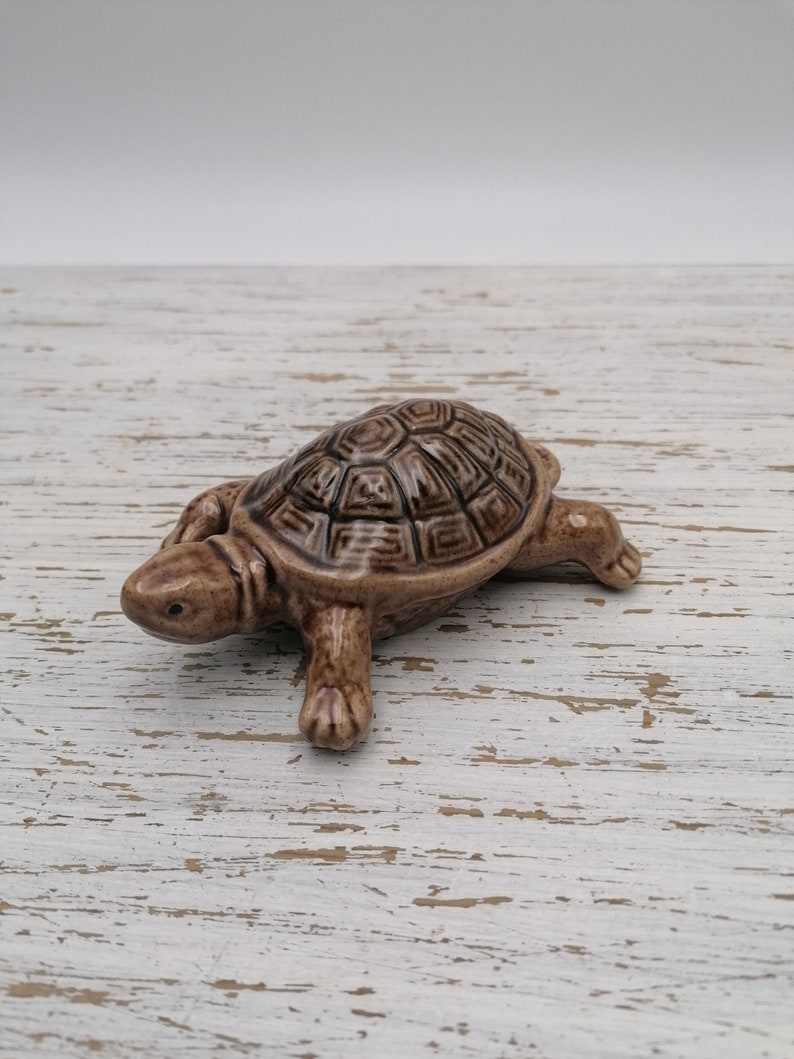 Small Turtle Figurine Portuguese Turtle Statue Ceramic | Etsy