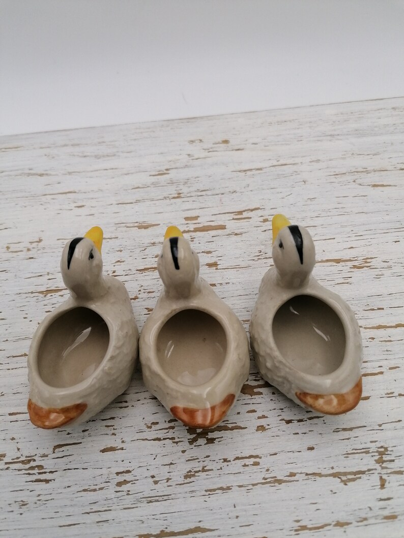 Set of 3 Ceramic Ducks Duck Shaped Trincket Box 3 Ducks - Etsy