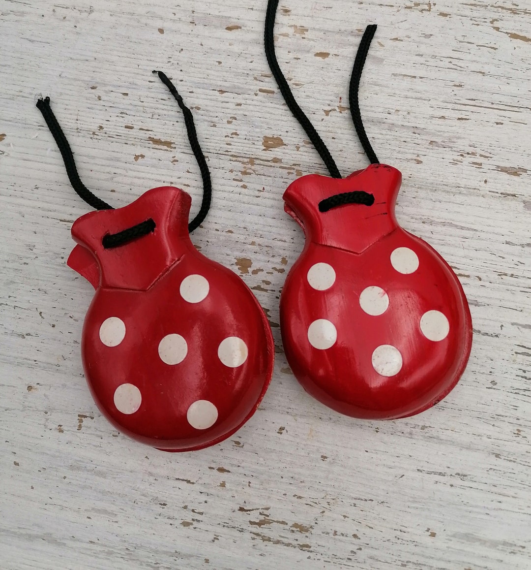Castagnettes de flamenco espagnoles traditionnelles vintage - Etsy Canada